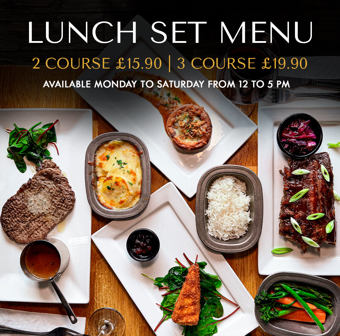 Lunch Set Menu – Heavens Kitchen