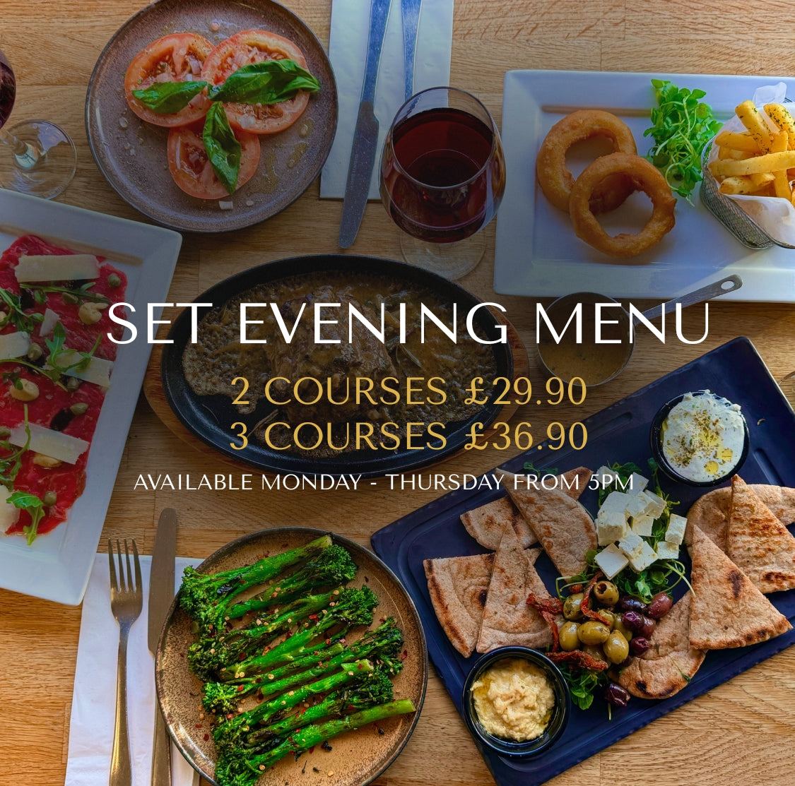 Evening Set Menu – Heavens Kitchen