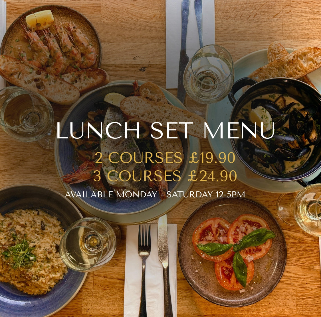 Lunch Set Menu – Heavens Kitchen